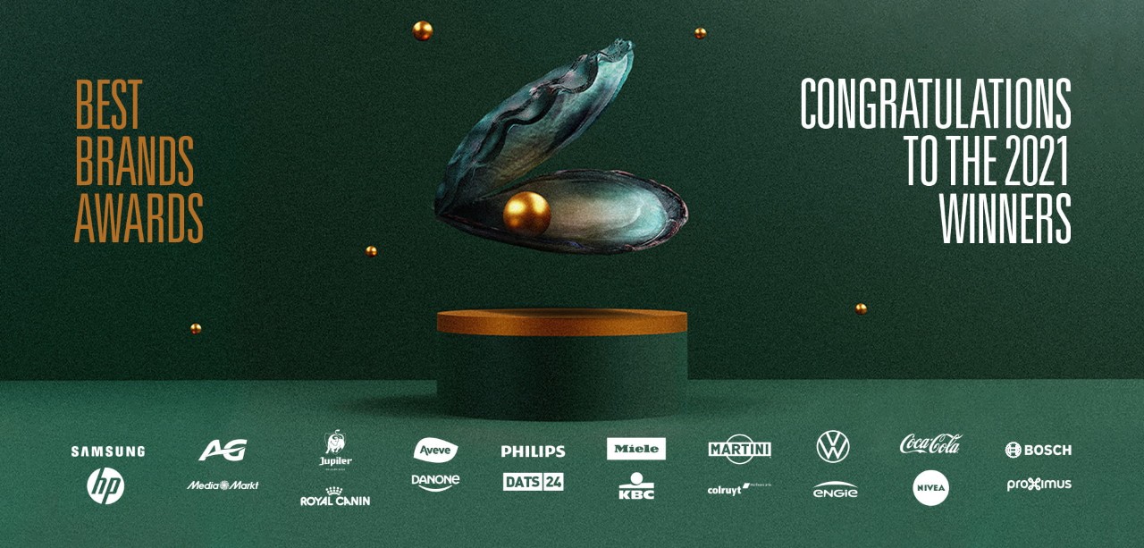 Best Brands Awards 2021: The ranking of Belgium's favourite brands
